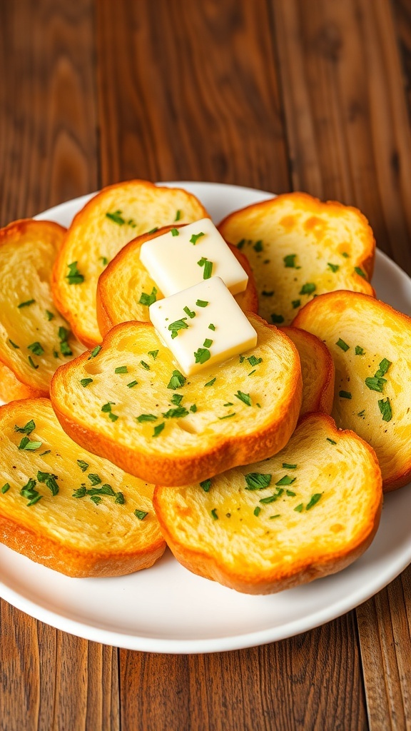 Simple Garlic Bread Recipe With Regular Bread